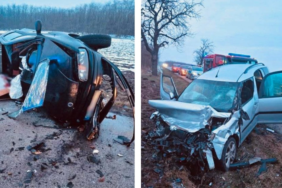 HROZIVÁ nehoda: Z áut zostal iba ŠROT! Dvaja ľudia…